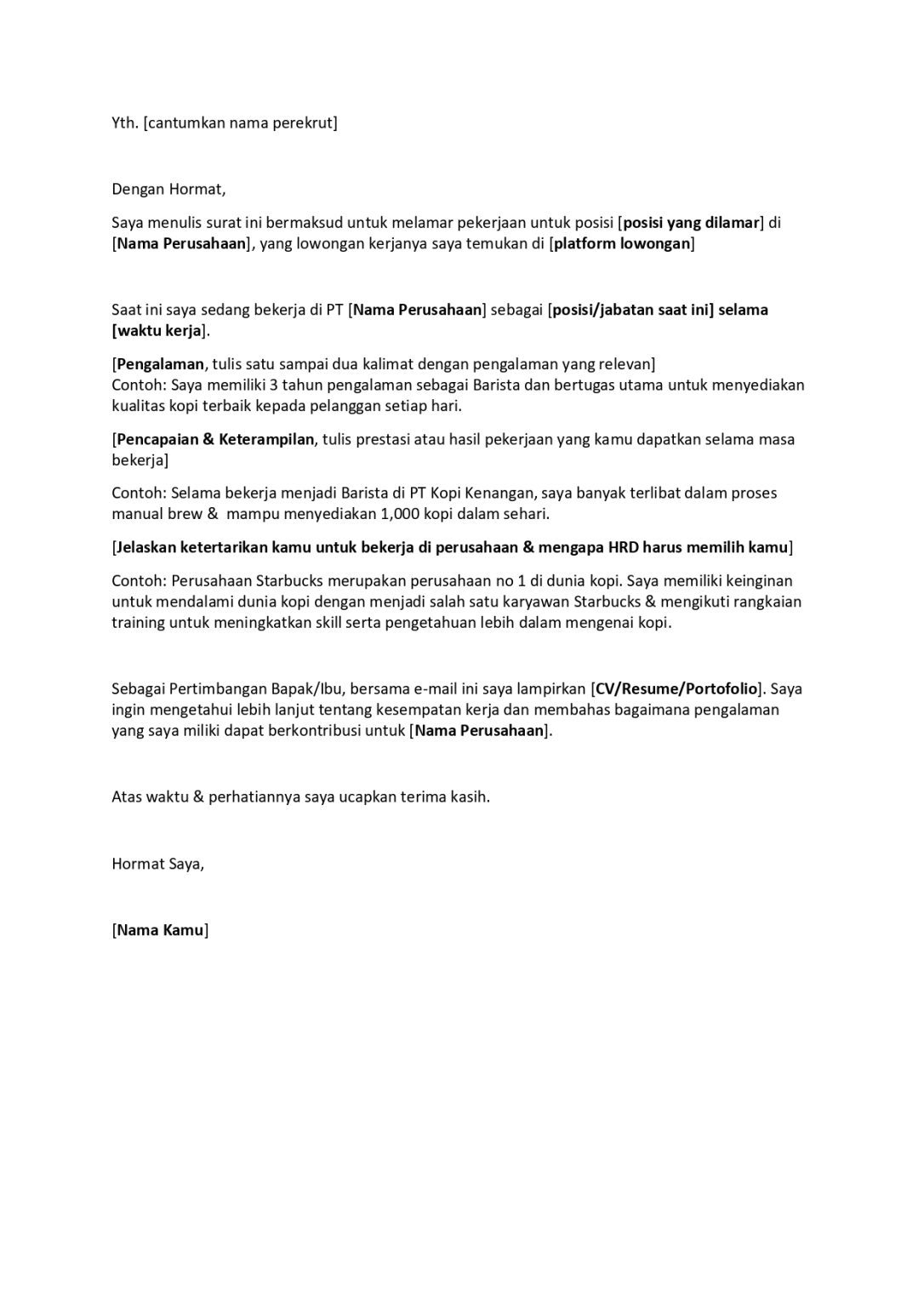 75 Contoh Dokumen Persiapan Kerja Dibuat Oleh Profesional