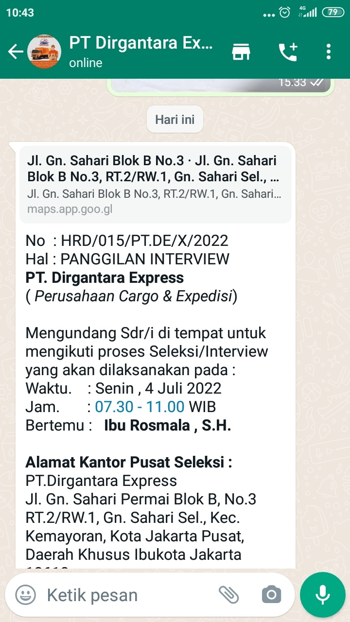 Cek PT. Dirgantara Express Penipuan Loker atau Tidak?