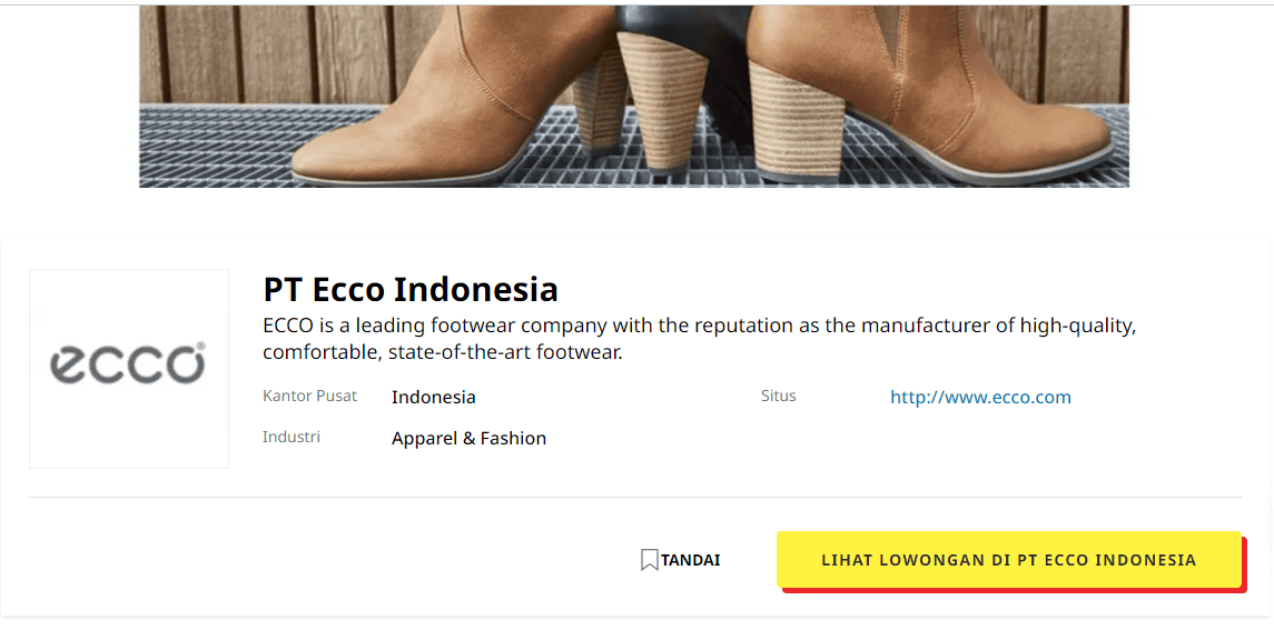 Cek PT. Ecco Manufacturing Penipuan Loker atau Tidak?