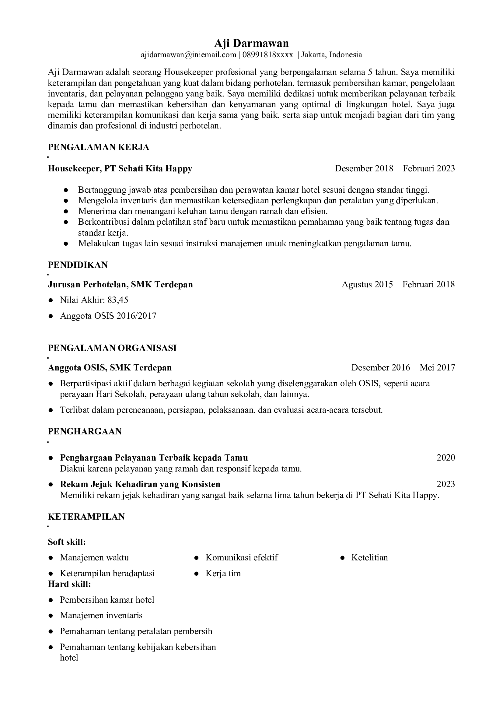 Download Template CV ATS Dengan Mudah Disini!